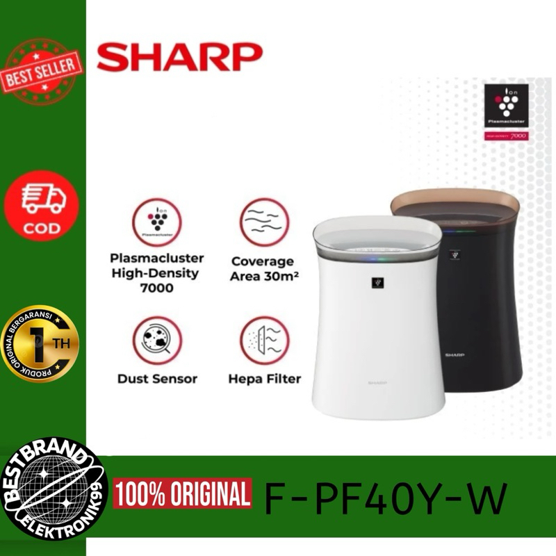 Jual SHARP F-PF40Y-W AIR PURIFIER PLASMACLUSTER FPF40YW FPF40Y | Shopee ...