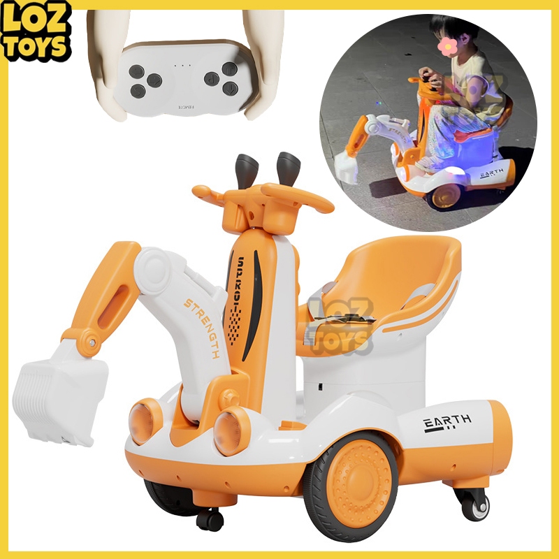 Jual LOZTOYS Mobil Aki Anak Ride On Balance Car Excavator Mainan ...