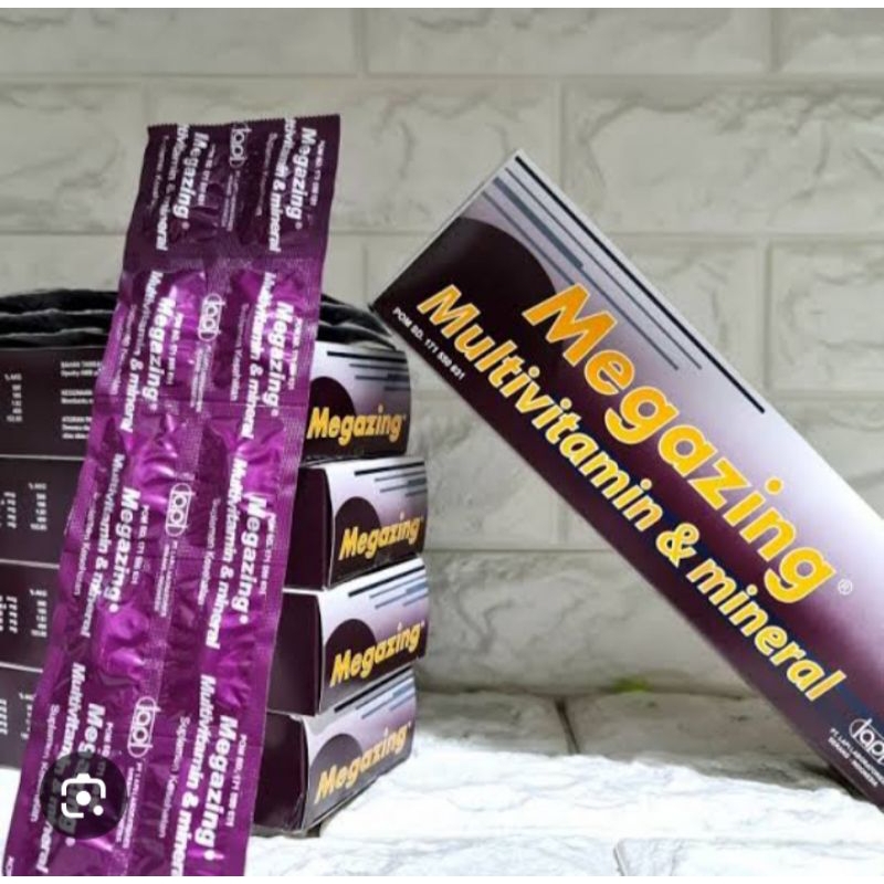 Jual MEGAZING MULTIVITAMIN STRIP@10TAB | Shopee Indonesia