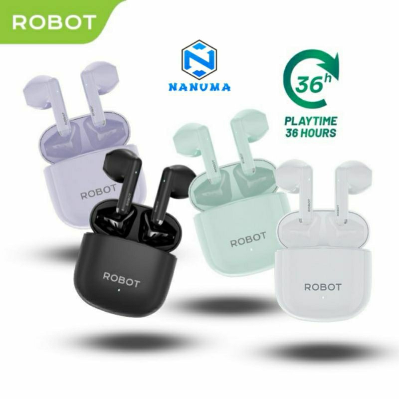 Jual Robot T60 True Wireless Earphone Bluetooth Original | Shopee Indonesia