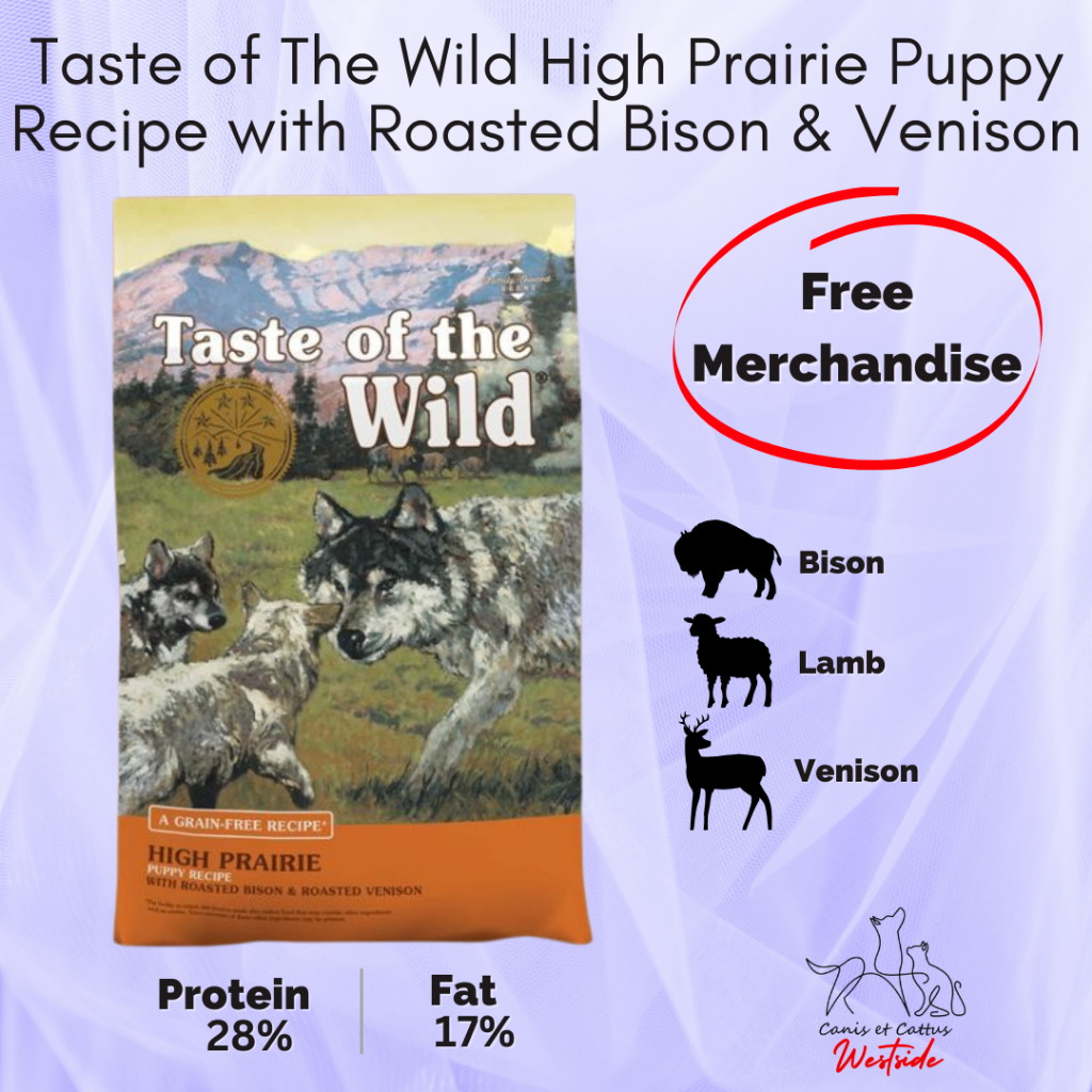 Jual Taste of The Wild High Prairie Puppy With Roasted Bison 12,2 kg ...
