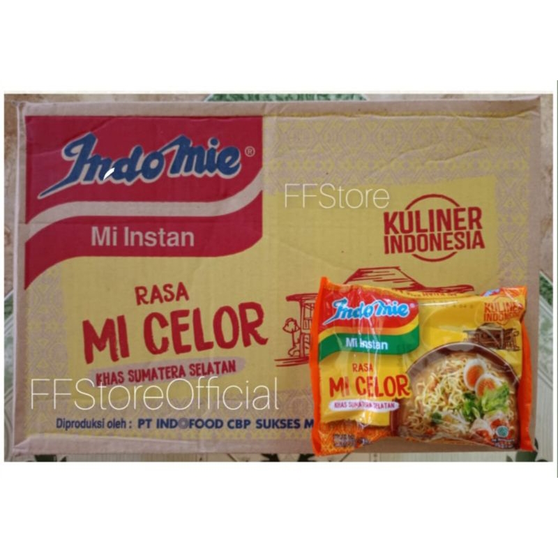 Jual INDOMIE Mie Instant Celor Palembang 1 Dus isi 40 Bks | Shopee ...