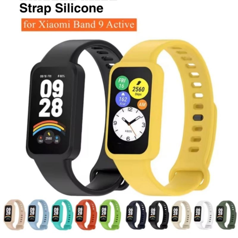 Jual Strap Xiaomi Smart Band 9 Active Polos Tali Jam smartband 9 active silicone | Shopee Indonesia