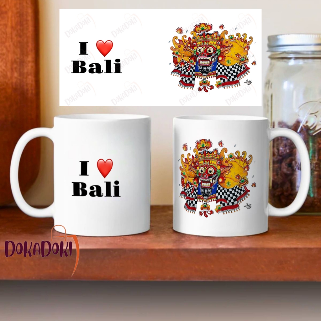 Jual BALI Vintage Travel and Tourism Souvenir Collection Ceramic Coffee ...