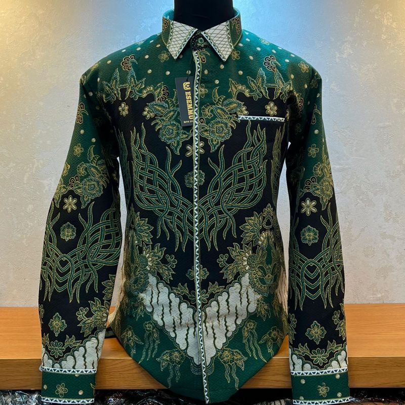 Jual KEMEJA BATIK SMOCK BORDIR DOBBY PREMIUM DOUBLE FURING JAS ...