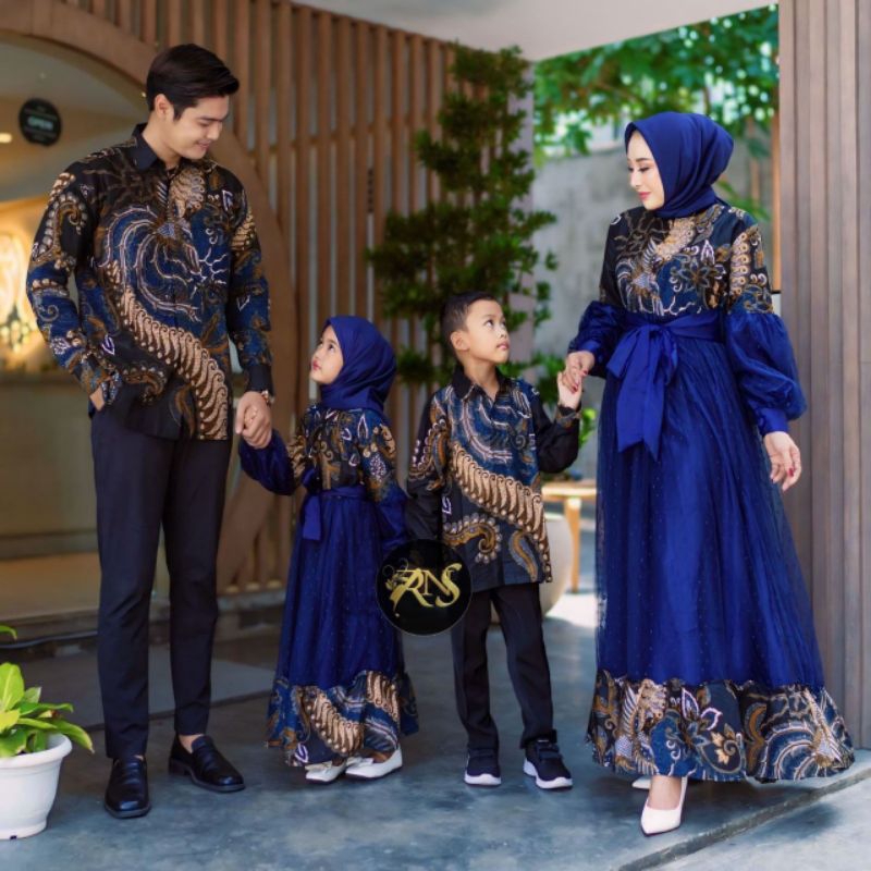 Jual Batik sarimbit lebaran 2025 aura raya series | batik couple gamis ...