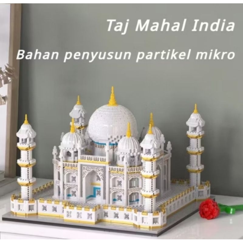 Jual BISA COD Mainan Bricks Nano Block Taj Mahal India Bricks Bangunan ...