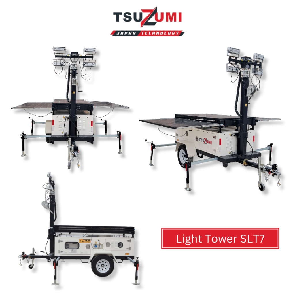 Jual Solar Panel Light Tower Tsuzumi SLT 7 / Light Tower Panel Surya ...