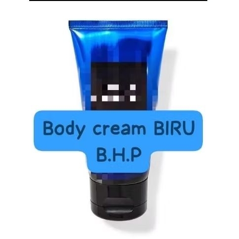 Jual Body Cream Biru B.H.P B.Happyy | Shopee Indonesia