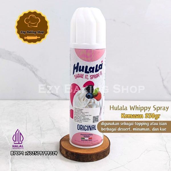 Jual Hulala Whip Cream Spray 250gr - Whip krim langsung pakai | Shopee ...