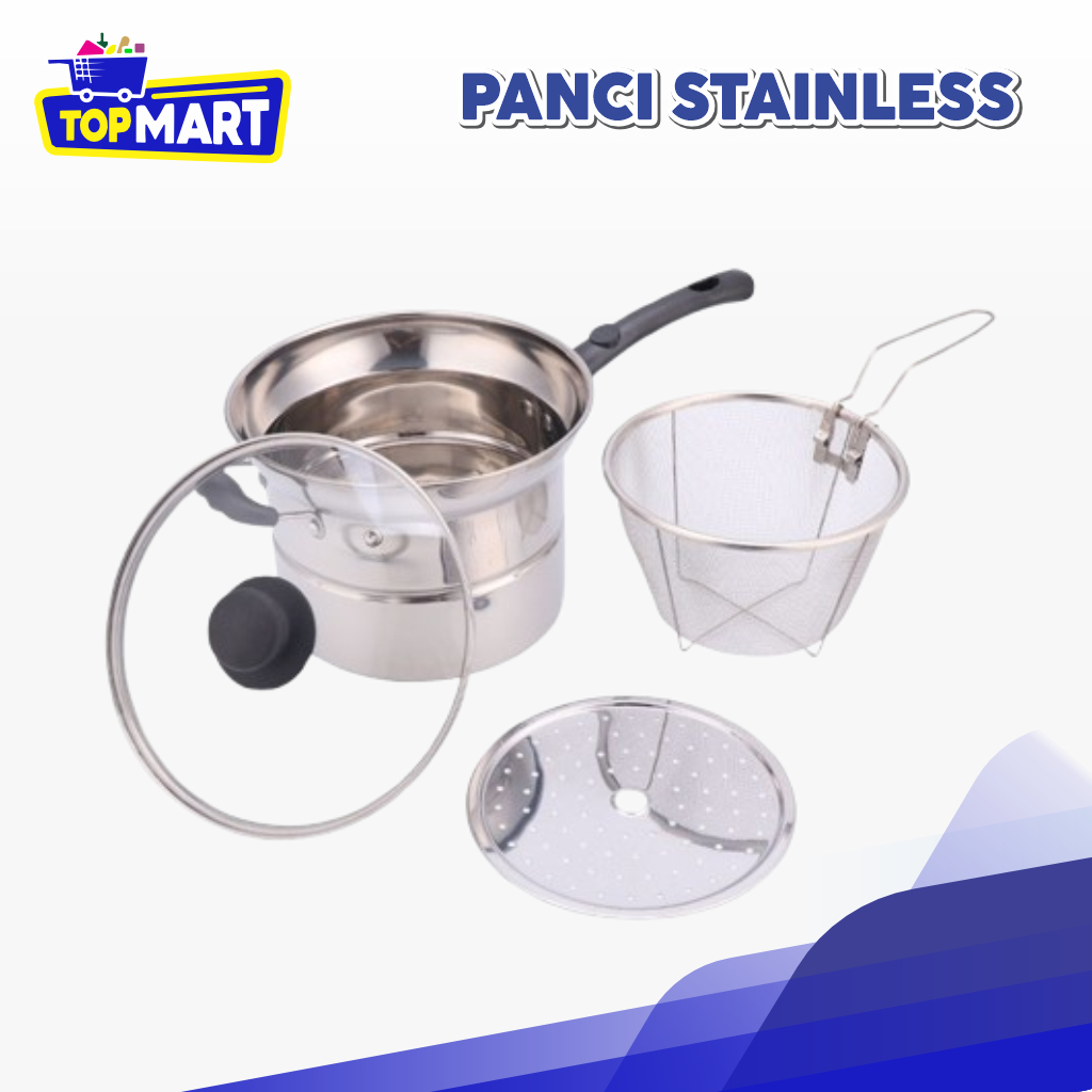 Jual TOPMART - PANCI 3 IN 1 COOKING POT DEEP FRYER PANCI KUKUS GORENG ...