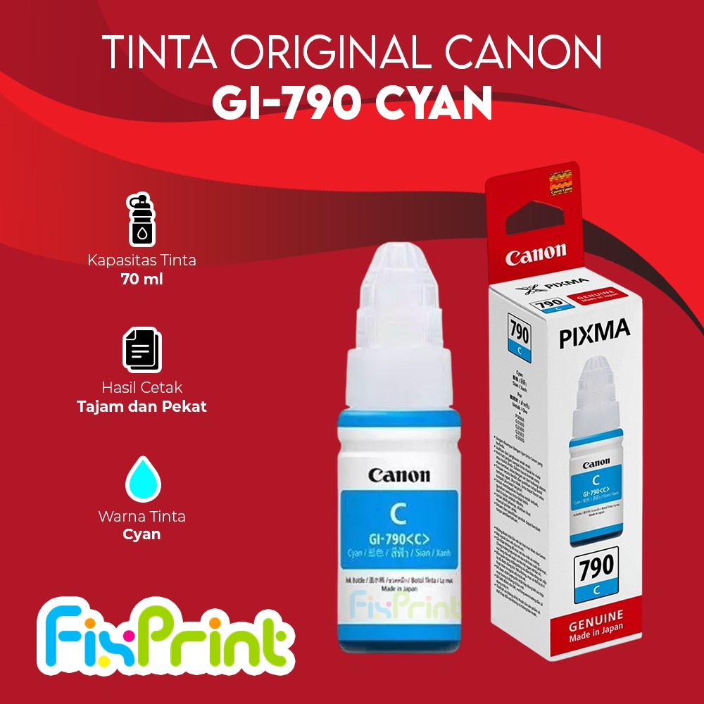 Jual Tinta Original Box Canon GI-790 GI790 790 Tinta Loosepack Printer ...