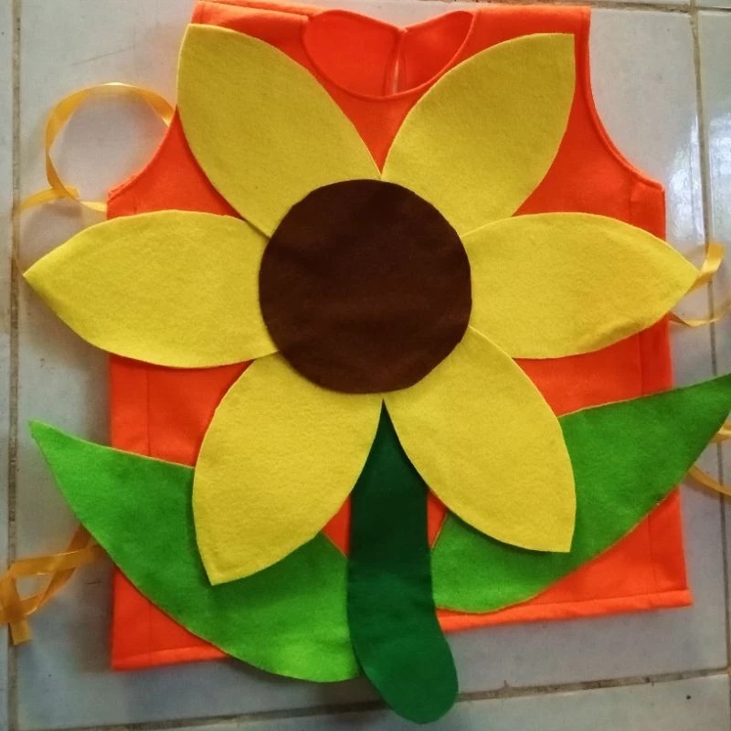 Jual Kostum Bunga Matahari Flanel size TK-DEWASA Bunga matahari Kostum ...