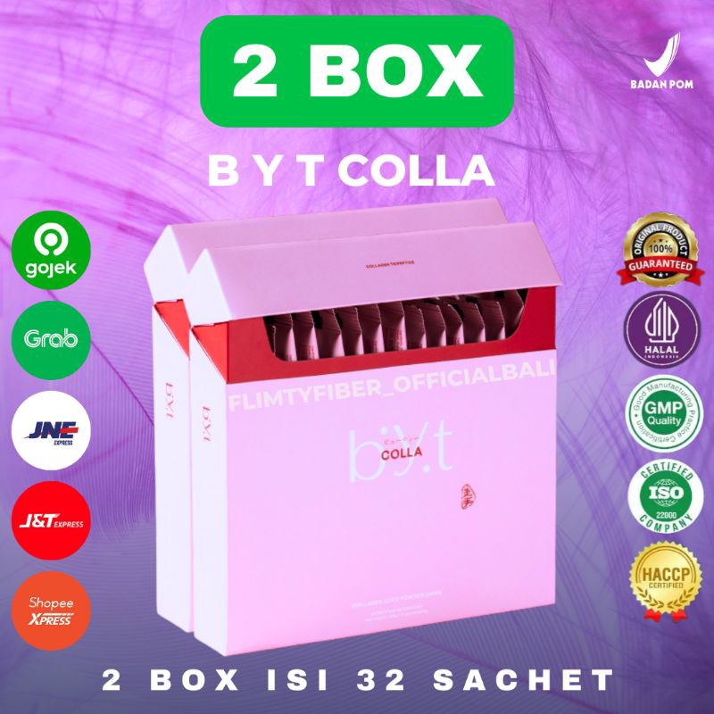 Jual BYT COLLA 2 Box isi 32 Sachet - Kolagen / Collagen Tripeptide ...