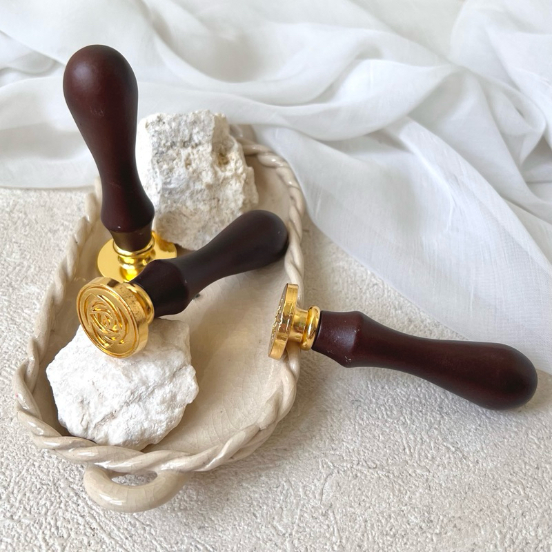 Jual satu set stampel cap Lilin Wax Seal Stamp Dekorasi | Gagang ...