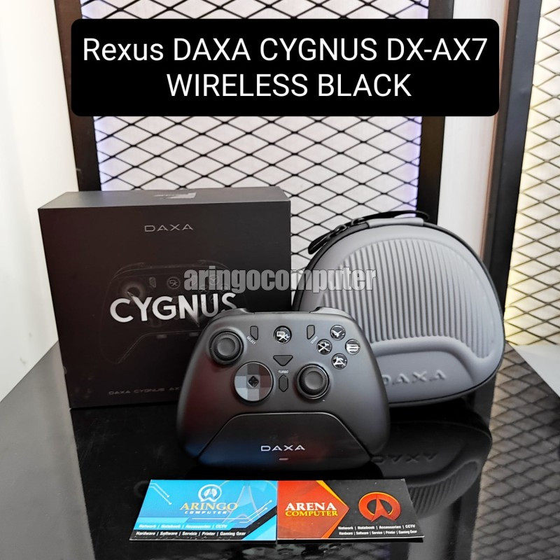 Jual Acc (GamePad) Rexus DAXA CYGNUS DX-AX7 WIRELESS BLACK | Shopee ...