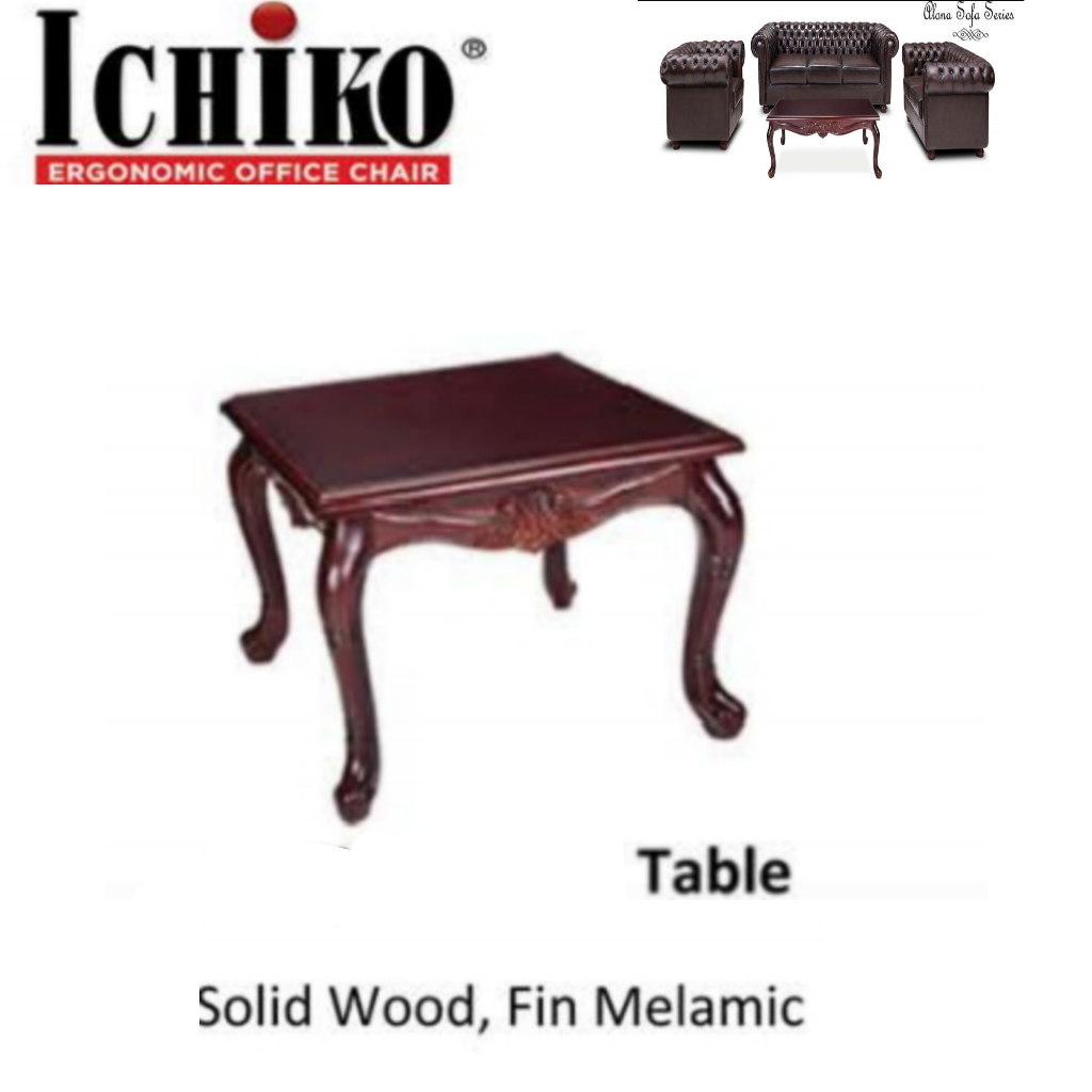 Jual MEJA SOLID WOOD ICHIKO ALONA MEJA RUANGAN TAMU MEJA EXECUTIVE ...