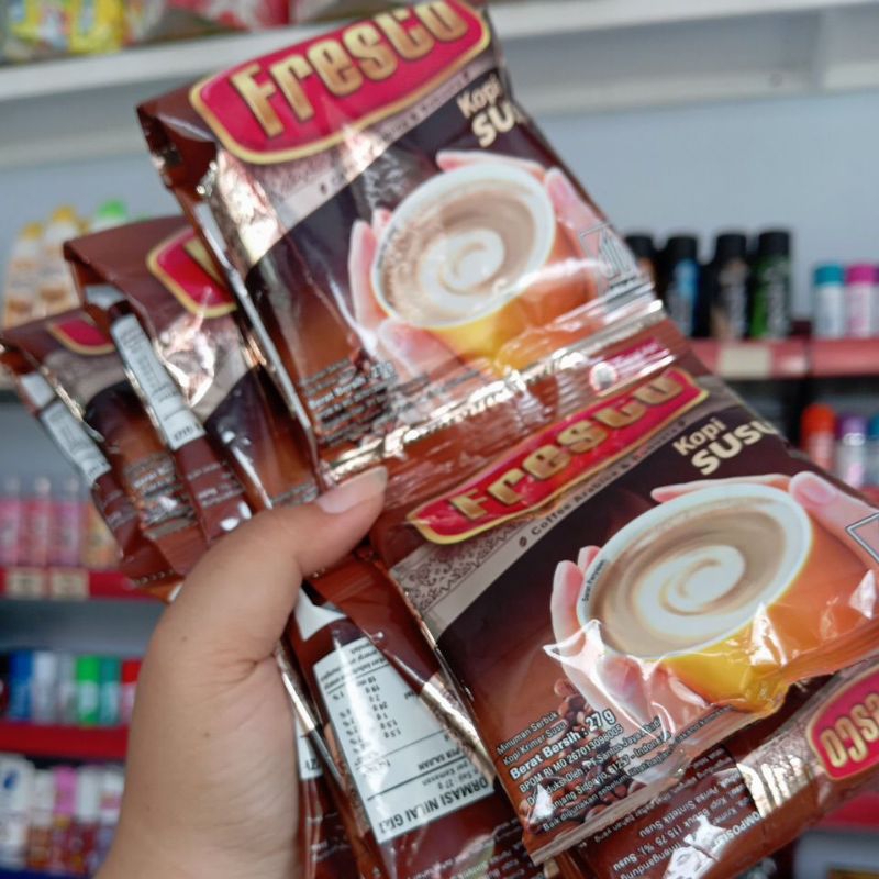 Jual (renteng)FRESCO KOPI SUSU isi 10 sachet | Shopee Indonesia