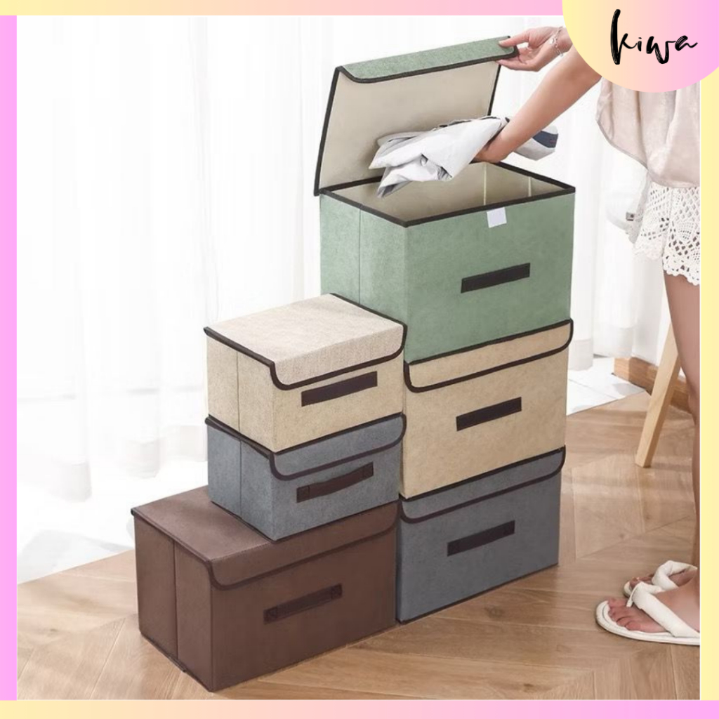 Jual Storage Box Organizer 2in1 Tempat Penyimpanan Baju Pakaian Mainan ...