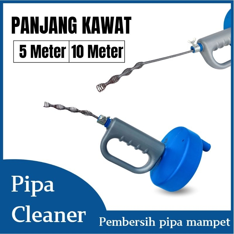 Jual Alat pembersih pipa mampet kawat panjang 5 meter 10 meter | Shopee Indonesia
