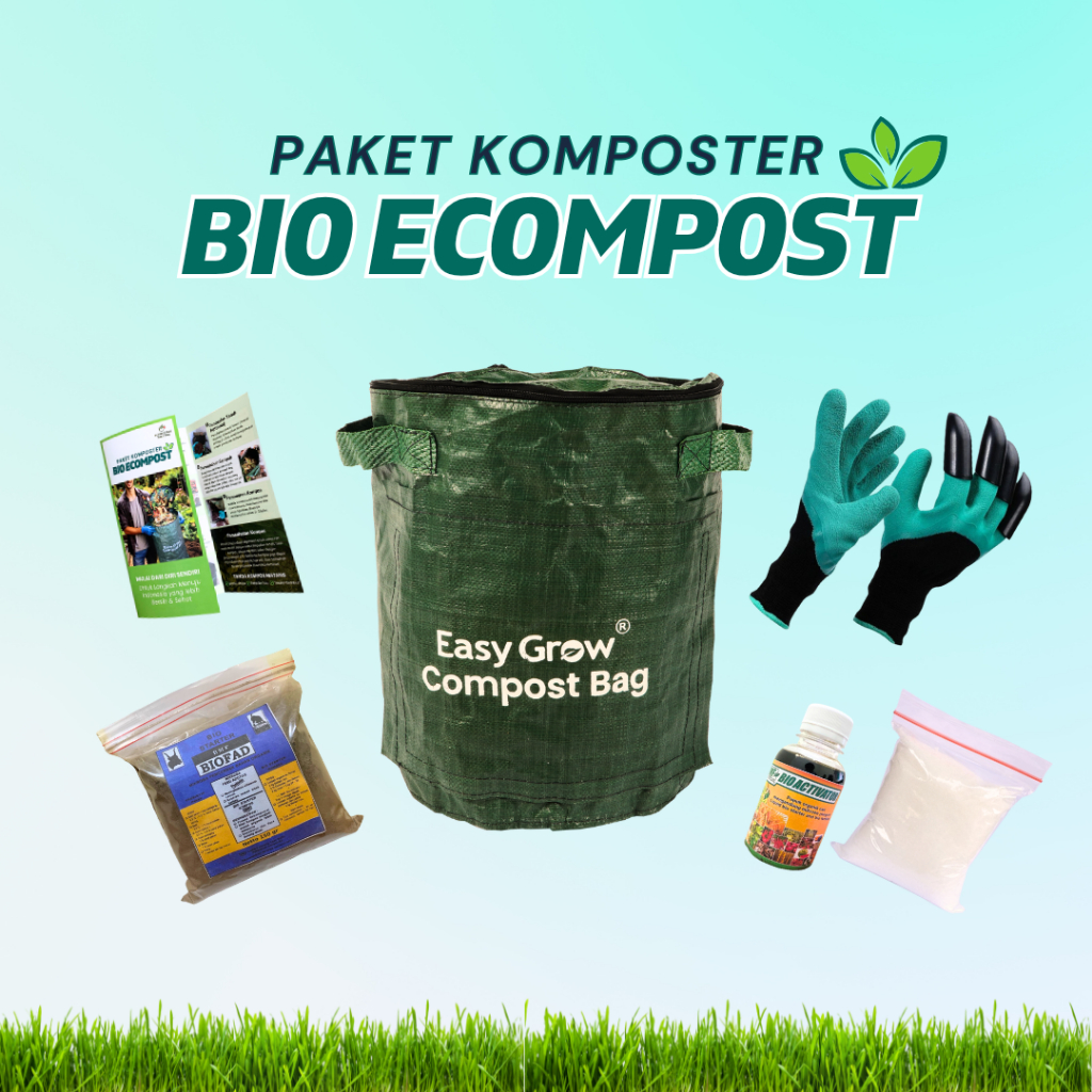 Jual Paket Bio Ecompost 50 Liter - Komposter Sampah Organik Rumah ...
