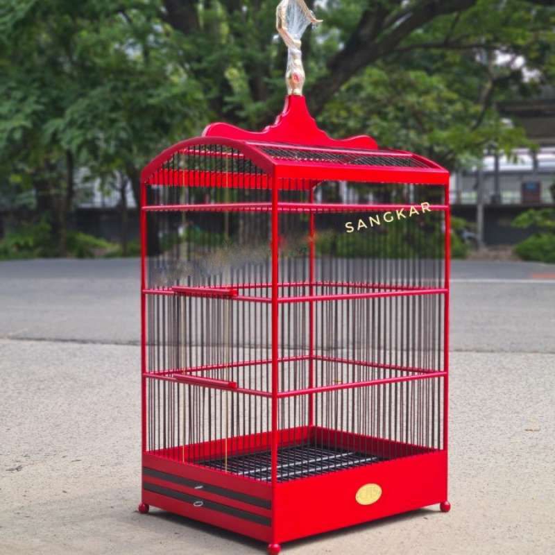 Jual Sangkar Burung No. 2, Sangkar Burung Fullset, Gantungan, jeruji ...