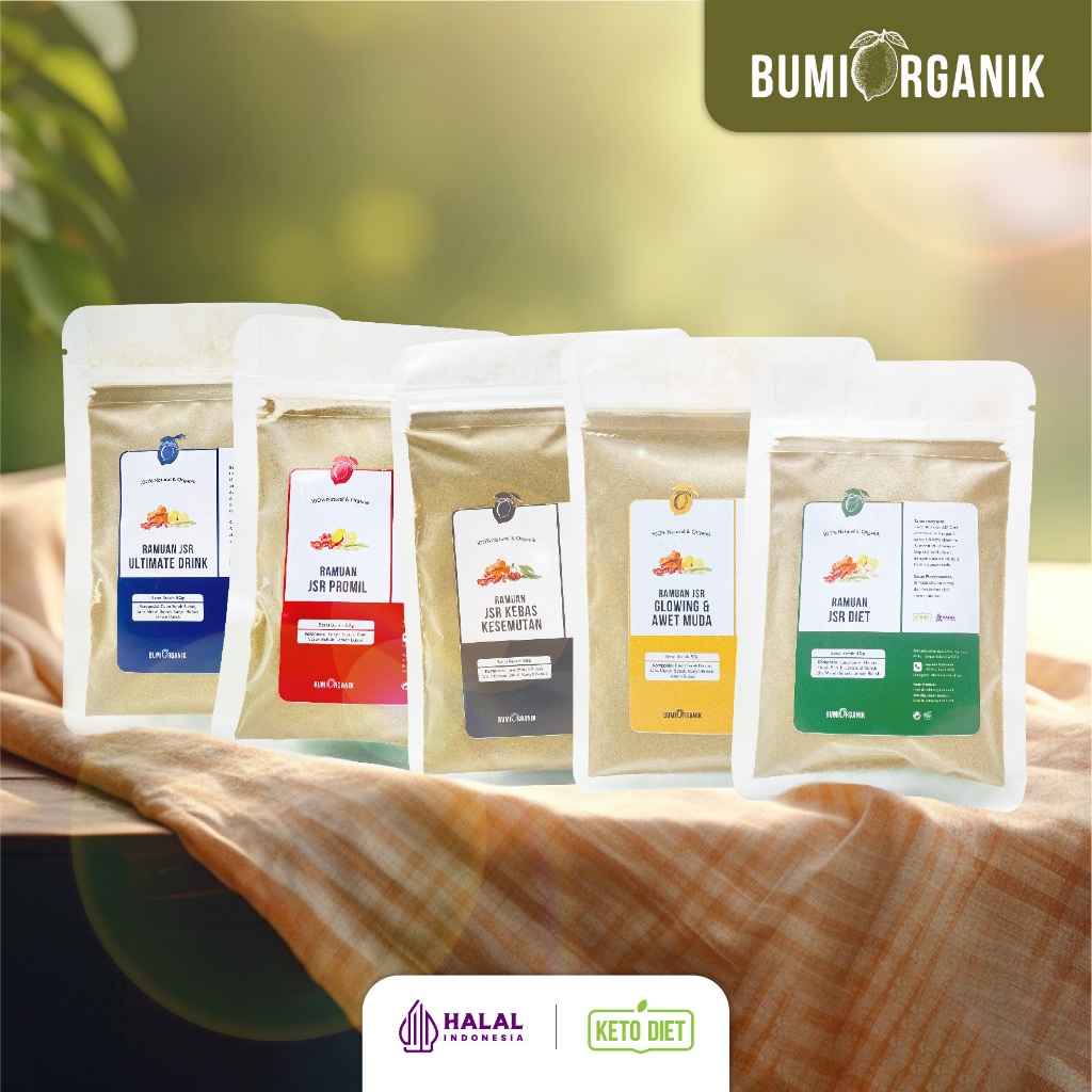 Jual JSR BUMI ORGANIK UNTUK DIET, GLOWING, KEBAS KESEMUTAN / RIMPANG ...