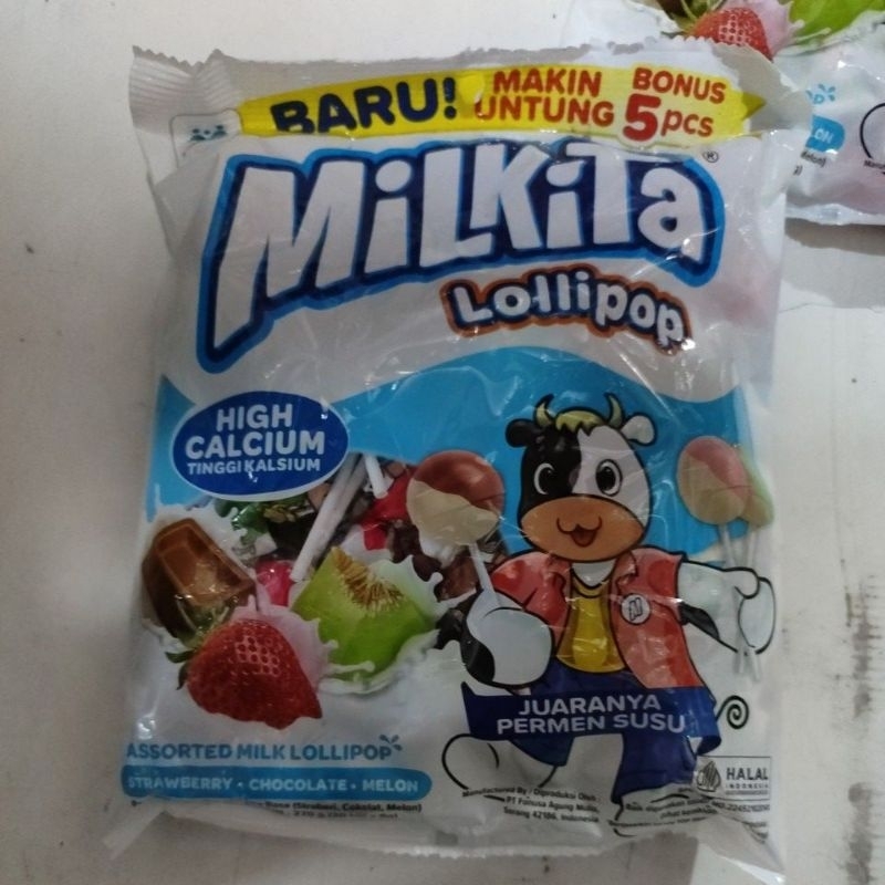 Jual Milkita lollipop permen isi banyak / lollipop milkita candy ...
