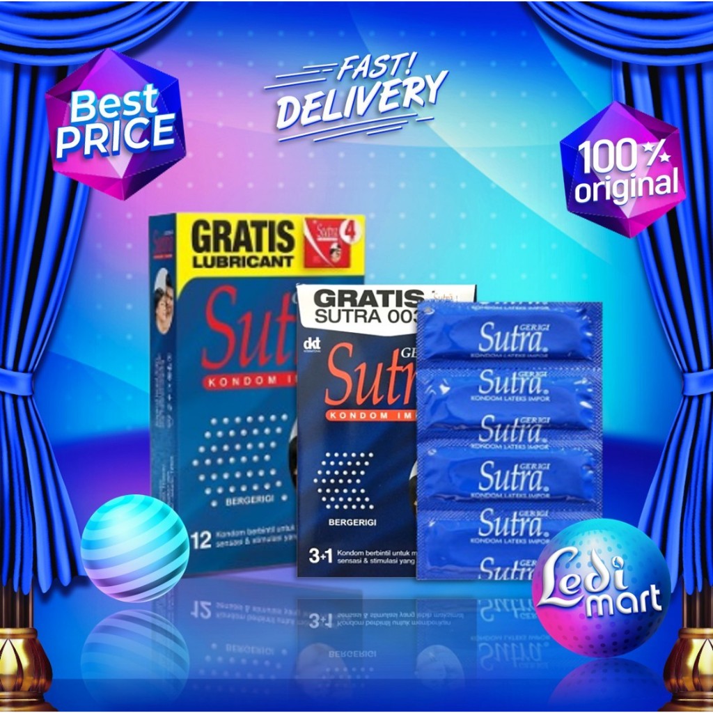 Jual Kondom Sutra Gerigi Biru Isi 3s & 12s - Kondom Tipis BerBintil ...