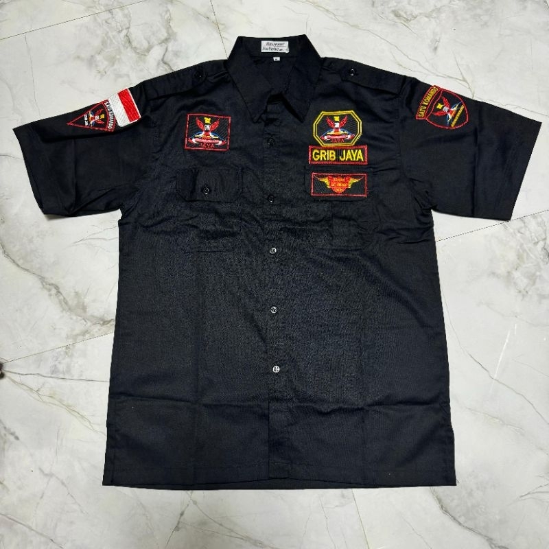 Jual KEMEJA GRIB JAYA BAJU ORMAS GRIB JAYA KEMEJATERBARU GRIB PDH ORMAS ...