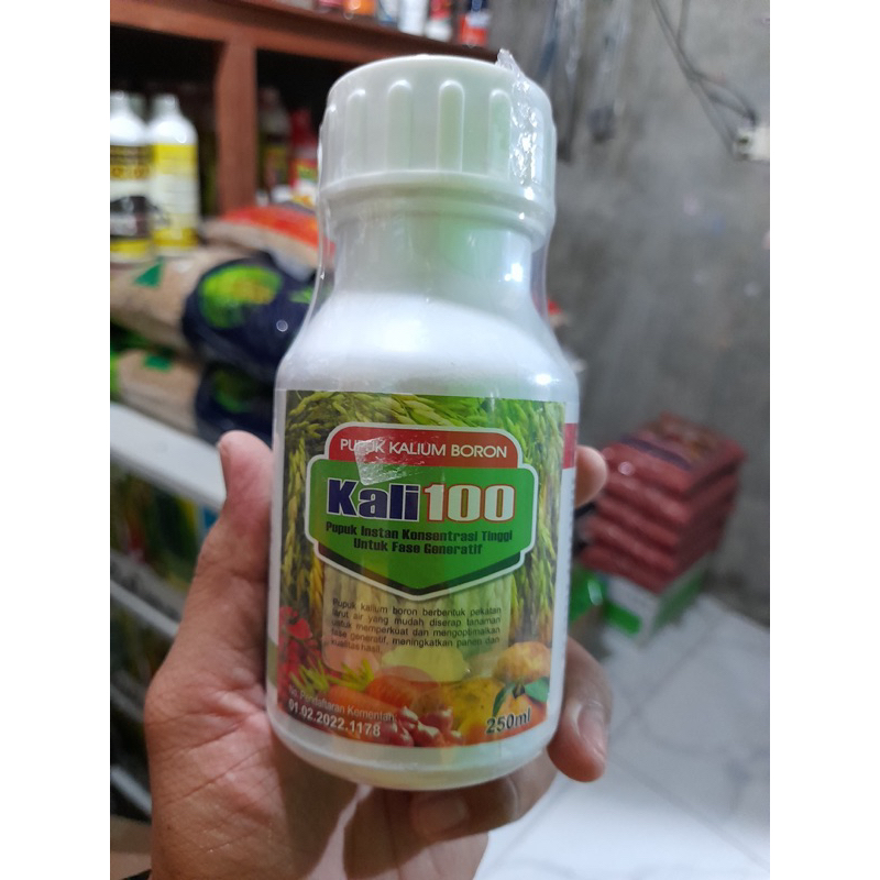 Jual KALI 100 PUPUK KALIUM BORON 250ML SUPLEMEN TANAMAN | Shopee Indonesia