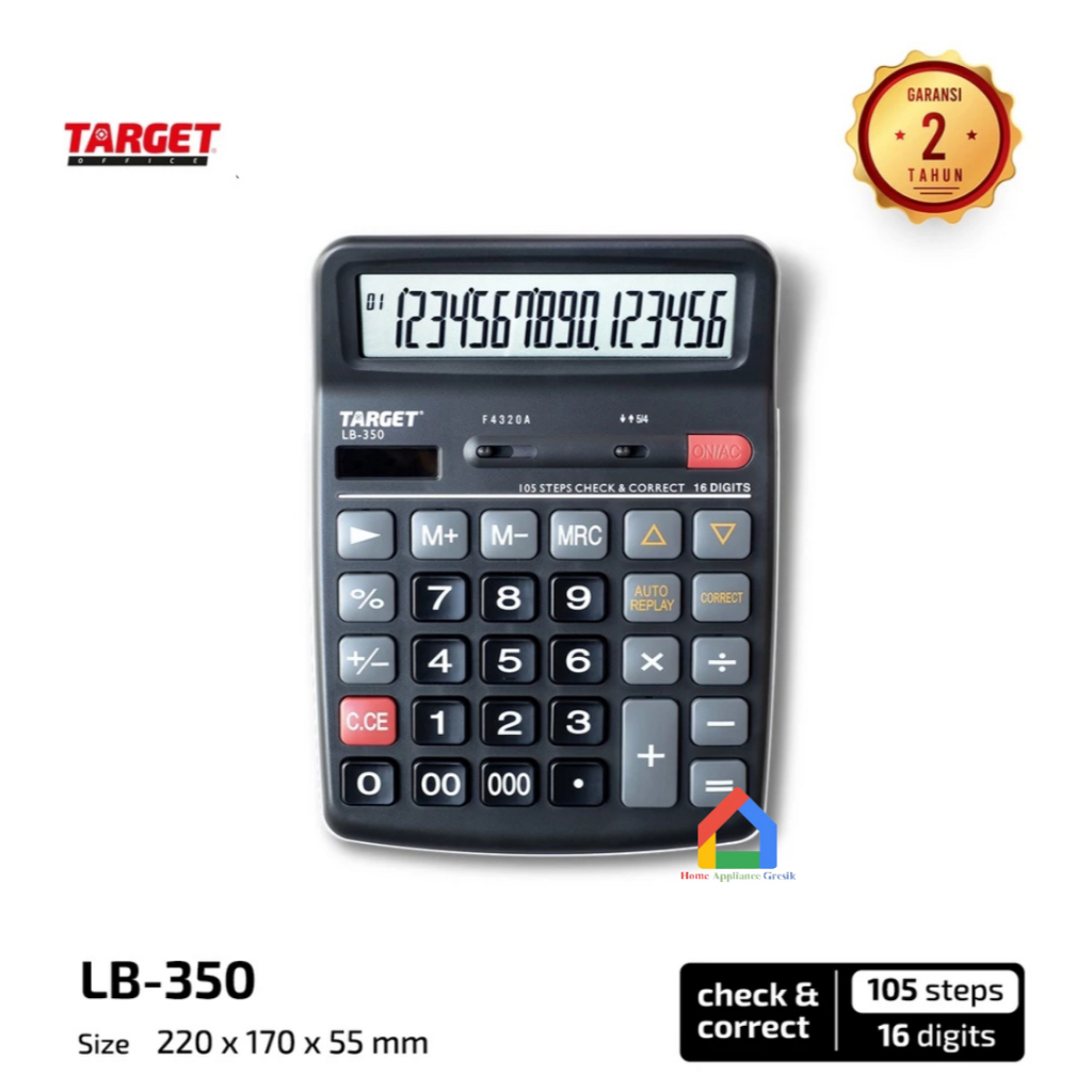 Jual Kalkulator Target LB 350 16 Digit / Target LB350 | Shopee Indonesia