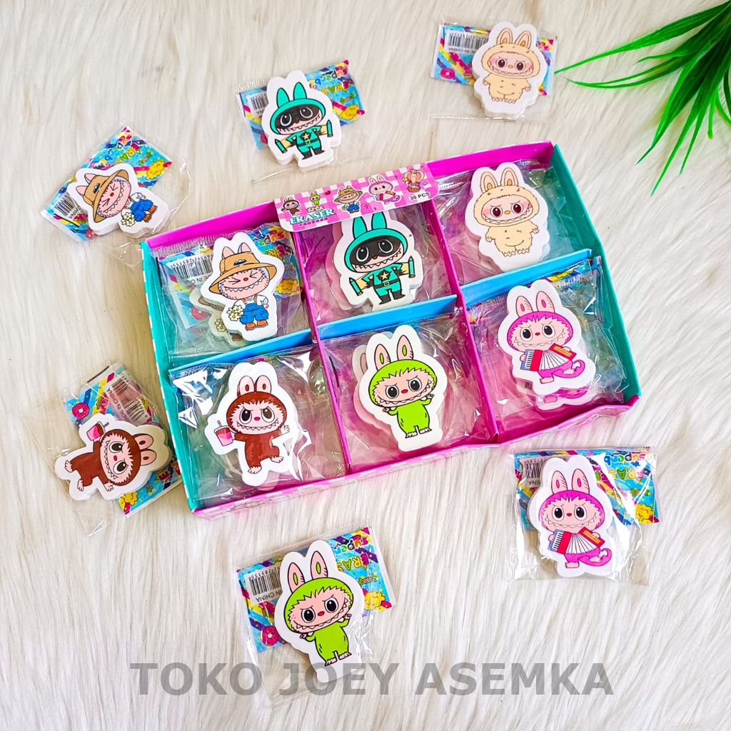 Jual PENGHAPUS LABUBU GEPENG THE MONSTER ERASER LISA BLACKPINK SETIP ...