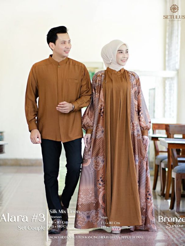 Jual New Alara Couple Sarimbit Kondangan Couple Suami Istri 2025 Silk ...