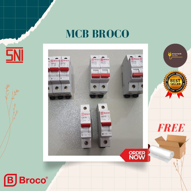 Jual MCB BROCO | Shopee Indonesia