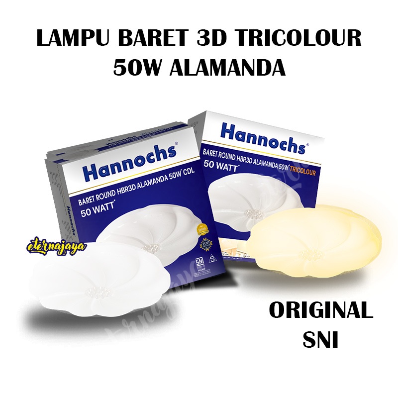 Jual Hannochs Lampu Downlight LED Baret Round HBR3D Alamanda 50W ...