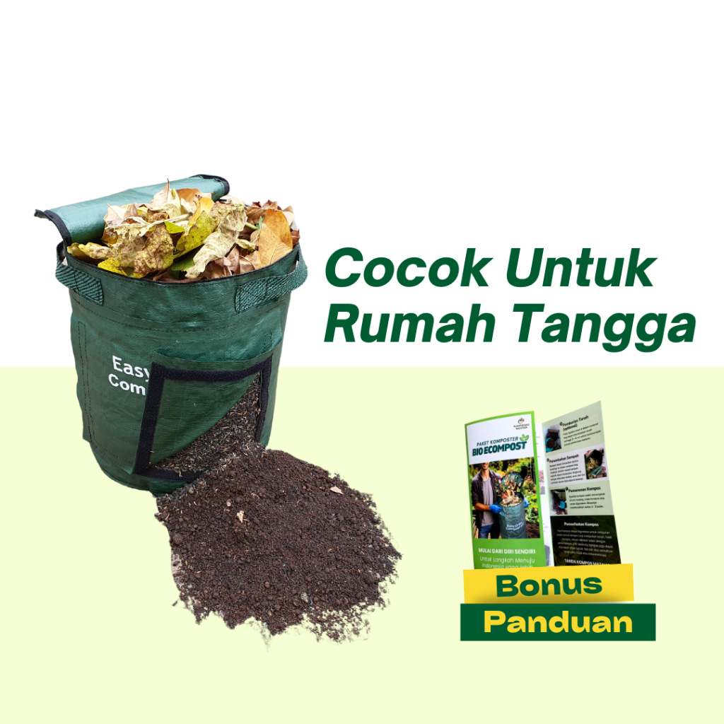 Jual Compost Bag 50 Liter Easy Grow - Ubah Sampah Organik Jadi Kompos ...