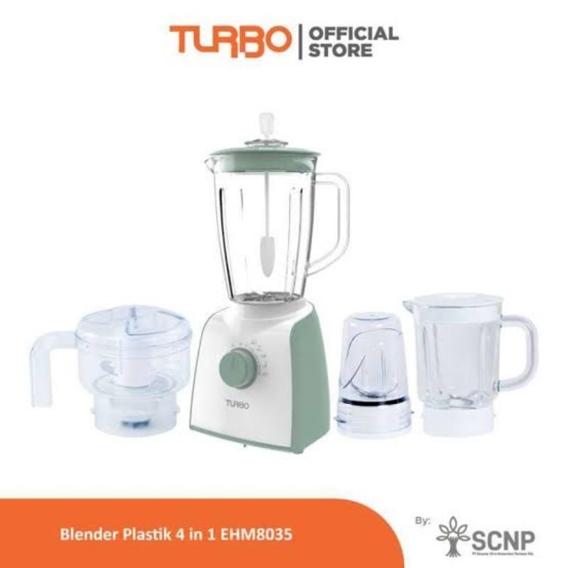 Jual BLENDER TURBO PLASTIC PLASTIK EHM 8035 EHM8035 /51 /52 4IN1 4 IN 1 ...