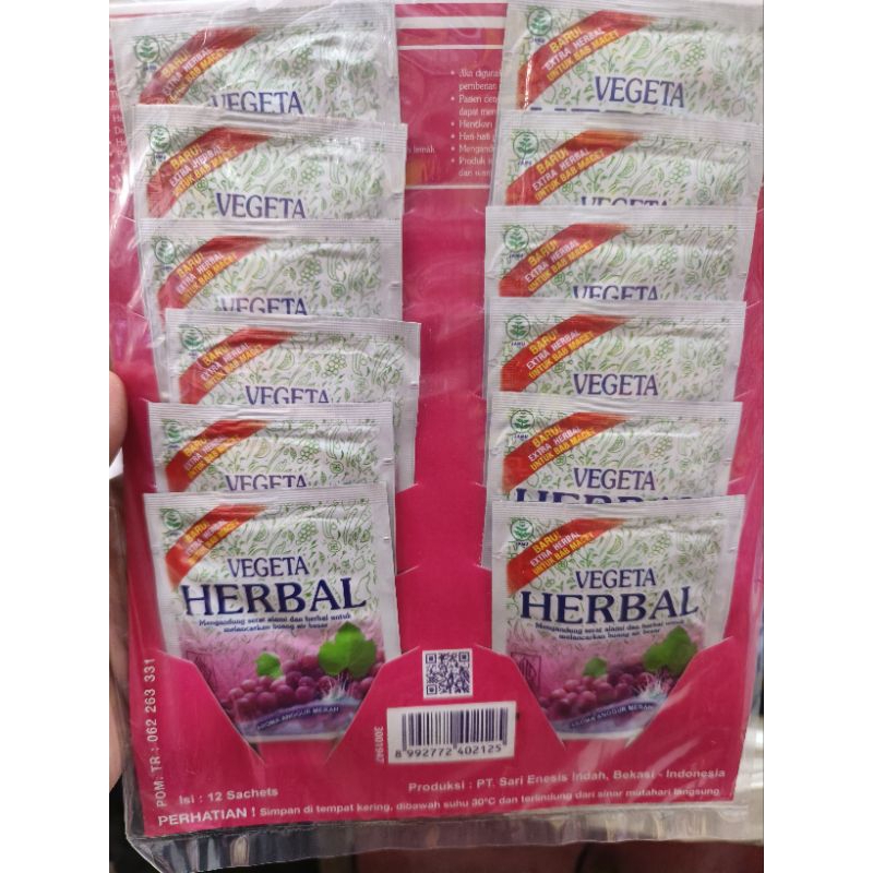 Jual (12 sachet) VEGETA HERBAL SACHET | Shopee Indonesia