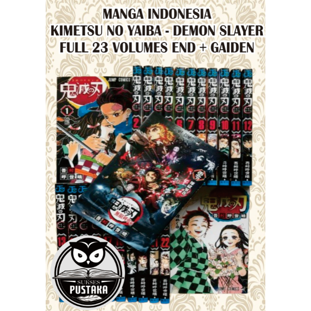 Jual [INDONESIA] KIMETSU NO YAIBA VOL 1 - VOL 23 END DEMON SLAYER PLUS STIKER - GOTOUGE KOYOHARU ...