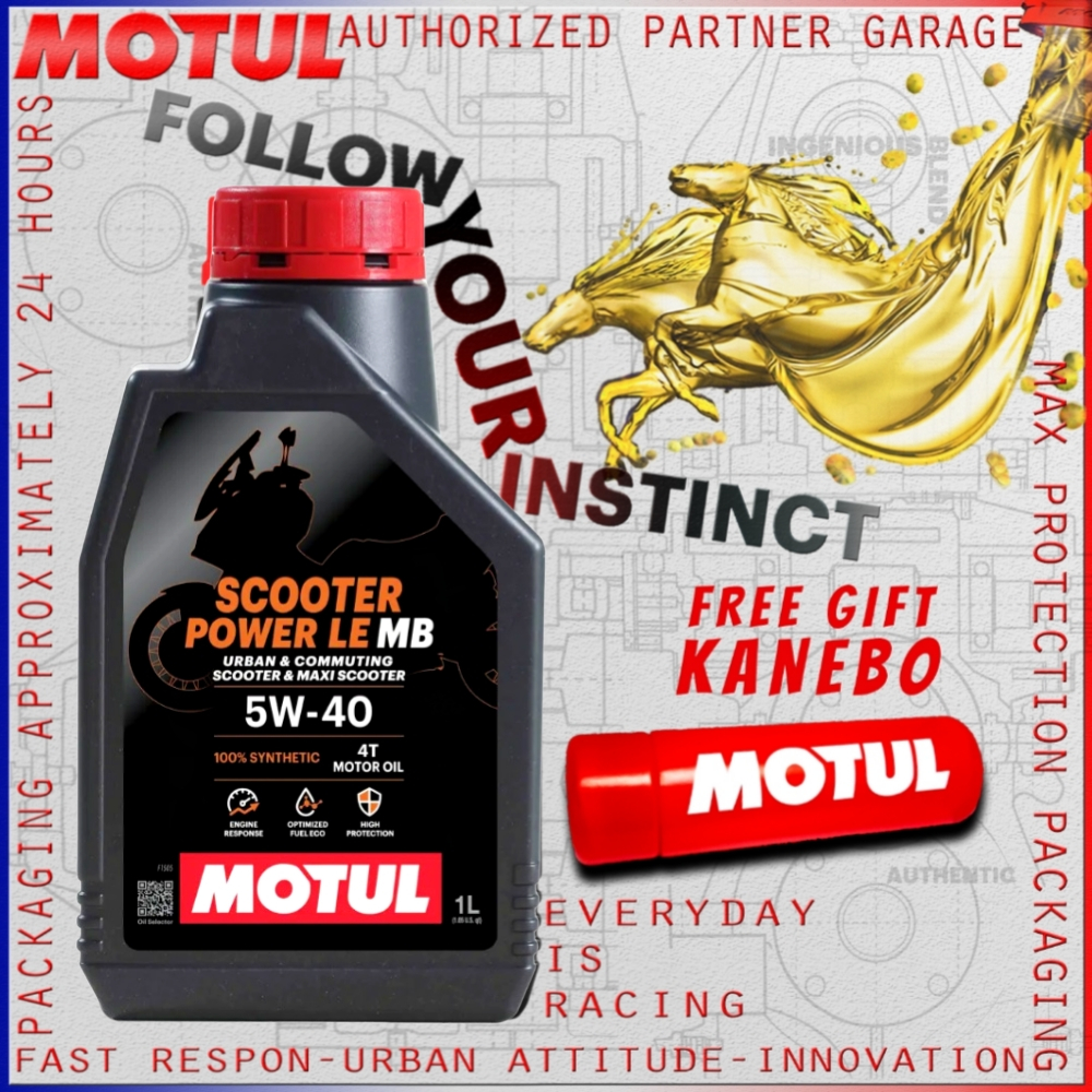 Jual Oli Motor Motul SCOOTER POWER LE 4T 5W40 0.8L 1L & EXPERT LE 0,8 L ...