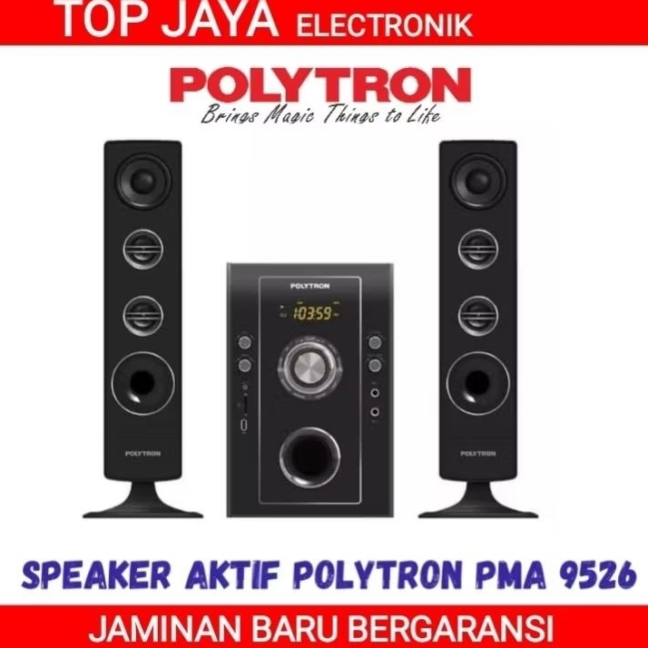 Jual SPEAKER AKTIF POLYTRON PMA9526 MULTIMEDIA BLUETOOTH | Shopee Indonesia