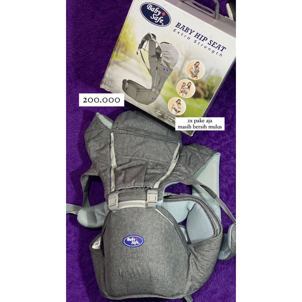 Jual BACA DESKRIPSI GENDONGAN baby safe hipseat | Shopee Indonesia