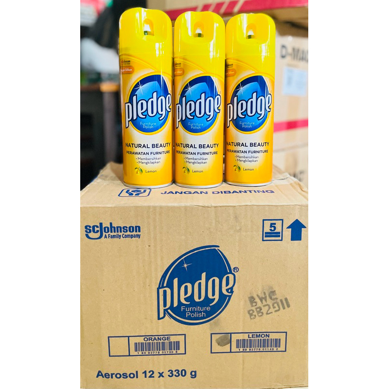 Jual Pledge Natural Beauty Furniture Lemon Aerosol 330 g | Shopee Indonesia