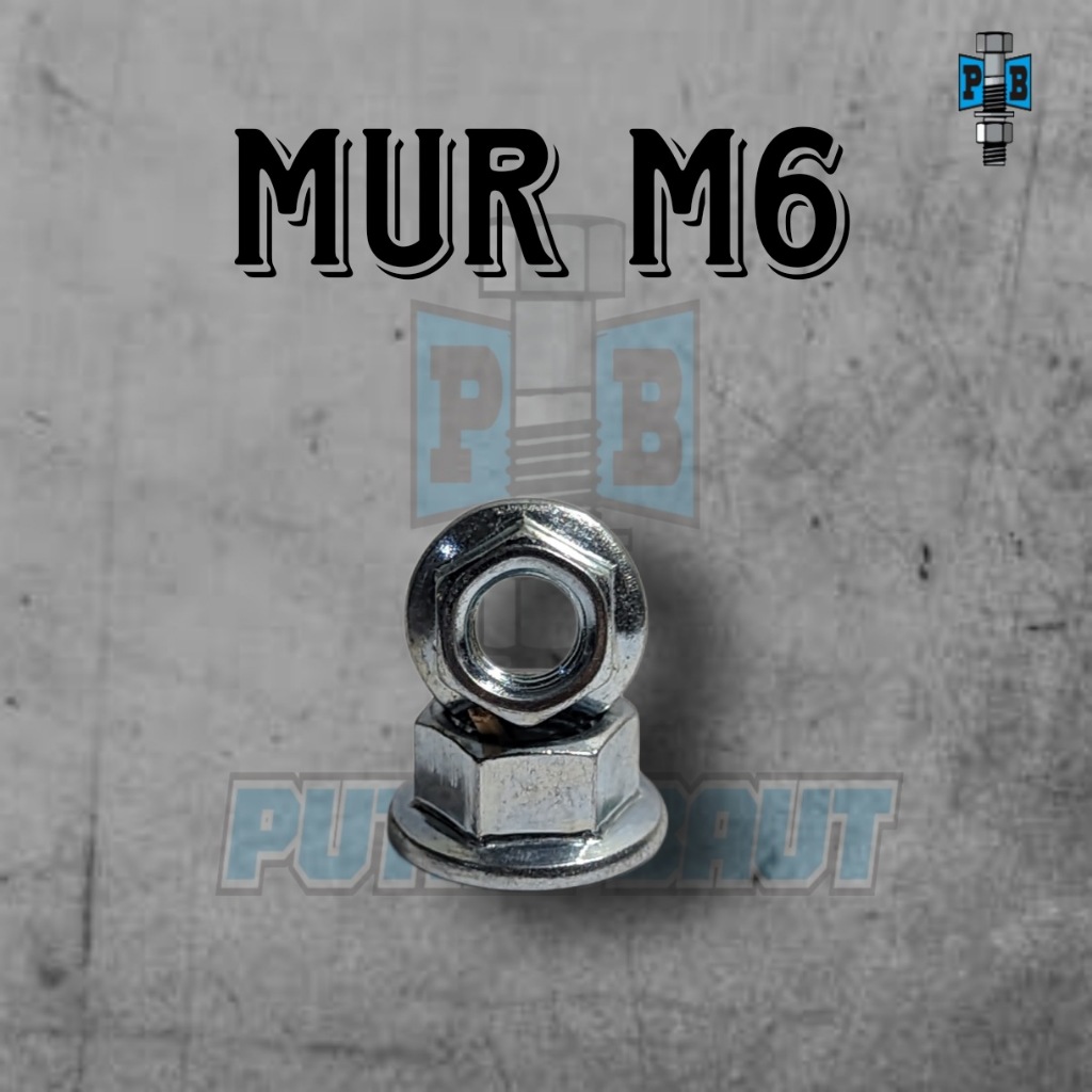 Jual Mur FLange M6, M8, M10 | Shopee Indonesia