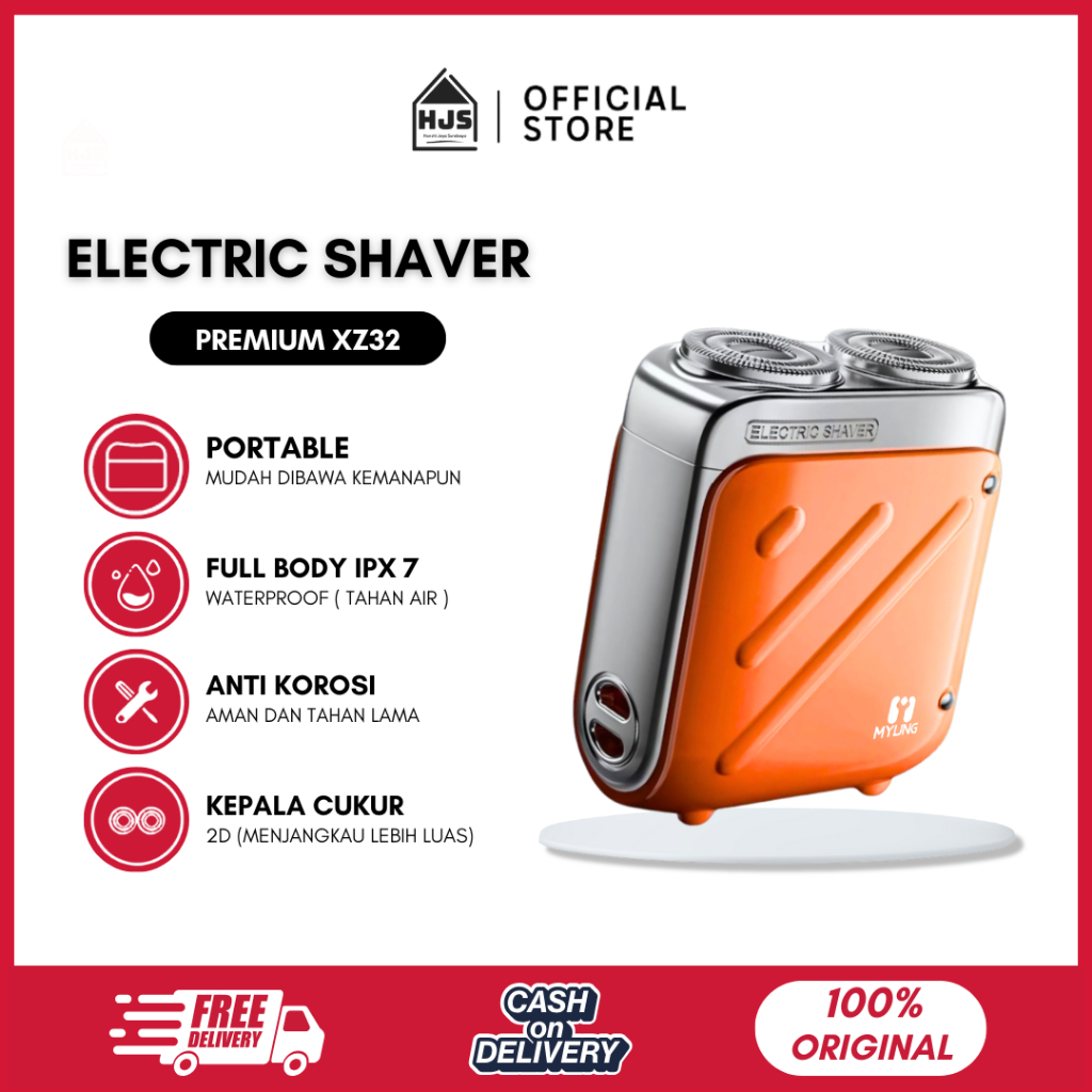 Jual [HJS] Alat Cukur Pencukur Jenggot Kumis Elektrik Anti Air / Mini ...