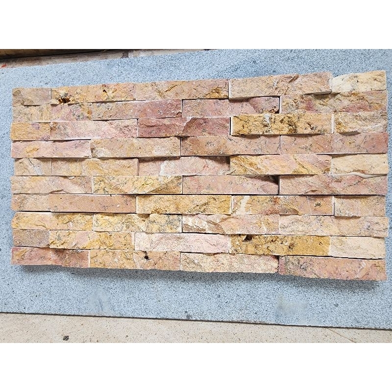 Jual Batu Alam Mozaik Cream ukuran 20x40cm | Shopee Indonesia