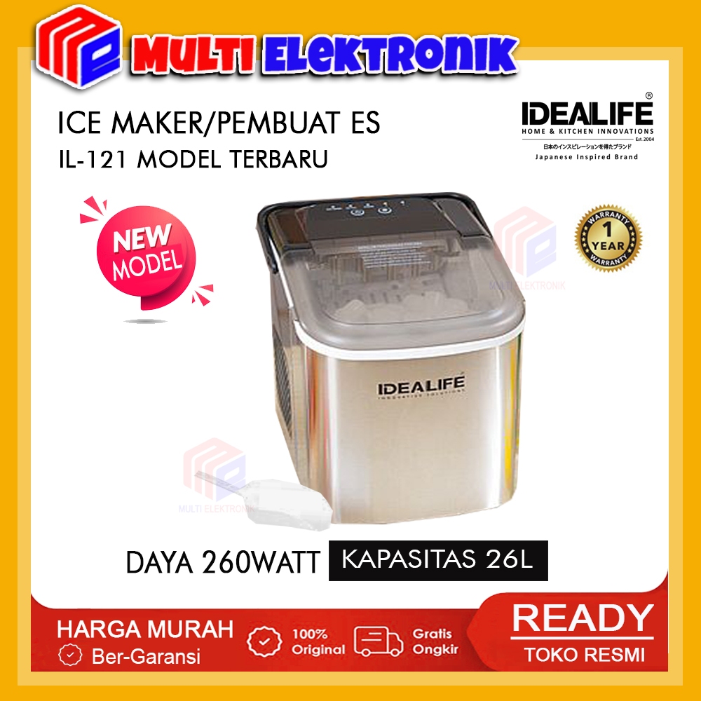Jual Idealife Ice Maker - Pembuat Es Batu Idealife IL-121 / IL121 ...