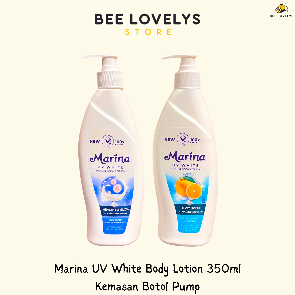 Jual MARINA UV WHITE Hand Body Lotion 350ml | Shopee Indonesia