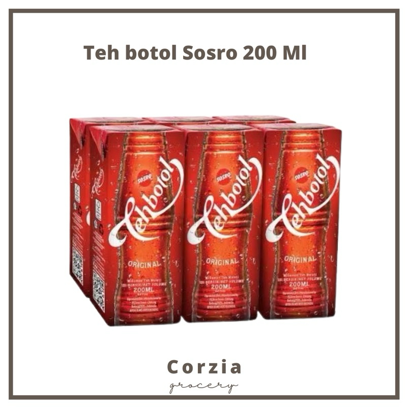 Jual Teh Botol Sosro 200 Ml | Shopee Indonesia